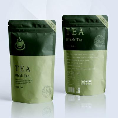 China Eco Friendly 230x160mm 90mm 125 Micron Tea Packaging Pouch for sale