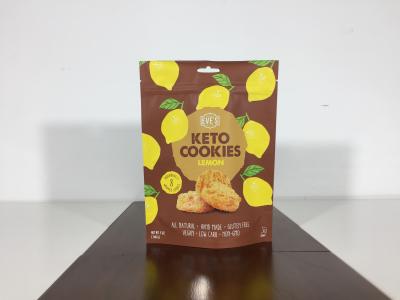 China k 95um Thickness Snacks Cookie Stand Up Pouch for sale