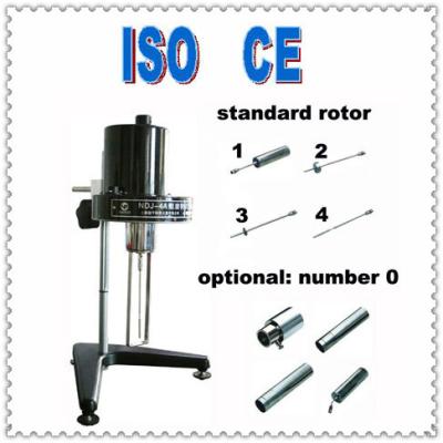 China NDJ-4 Made in China digital rotational viscometer instruments viscosity testers for sale