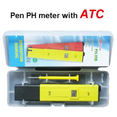 China PH-108 PH-009II portable Pen PH tester meter with ATC for sale