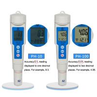 China PH-10 and PH-100 on-site or field operation Pen Portable PH METER high sensitive PH meter 0.1, 0.01 PH meter for sale