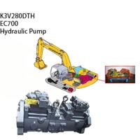 China EC700C EC700CL EC700B Hydraulic Pump K3V280DTH-1CDR-9N0Y-AVB VOE14621492 for sale