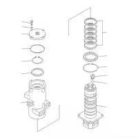 China SY75 Excavator Center Joint Anti Corrosion Hydraulic Swivel Joint For SANY Excavator for sale