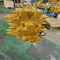 China PC200-8MO Excavator Hydraulic Valve OEM Main Control Valve Yellow for sale