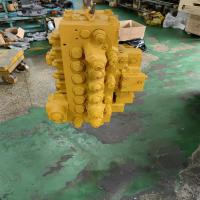 China PC200-8MO Excavator Hydraulic Valve OEM Main Control Valve Yellow for sale