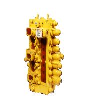 China PC360-7 Hydraulic Main Control Valve Iron Excavator Control Valve Yellow for sale
