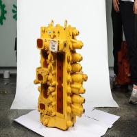 China PC360-7 Hydraulic Main Control Valve Iron Excavator Control Valve Yellow for sale