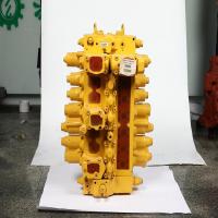 China PC360-7 Hydraulic Main Control Valve Iron Excavator Control Valve Yellow for sale