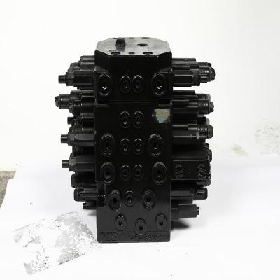 China SK75 Hydraulic Main Control Valve Black Main Hydraulic Control Valve for sale