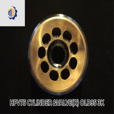China HPV75 CYLINDER BLOCK ROTOR 708-1W-04180 FITS FOR PC60-7 HYD PUMP EXCAVATOR PUMP PARTS for sale