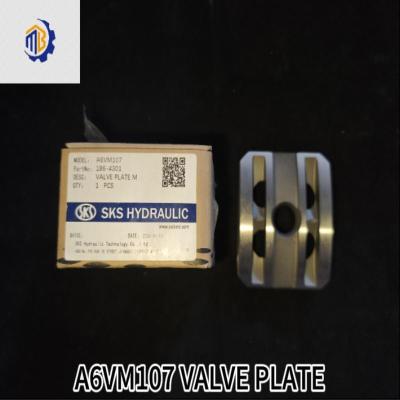 China Excavator Spare Parts Rexroth  A6VM107 Valve Plate R909921788 Excavator Pump Replacement Parts for sale