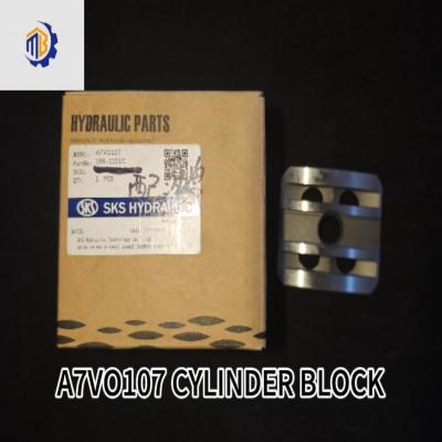 China Excavator Replacement Parts Rexroth A7VO107 Valve Plate Right R909650453 Excavator Pump Parts for sale