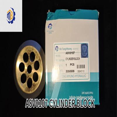 China Excavator Pump Parts Rexroth A8VO107 Cylinder Block Rotor R902042022 Excavator Replacement Parts for sale