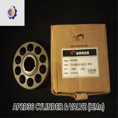 China Excavator Parts AP2D36 Cylinder Block&Valve Plate 2.412-00125 For Hydraulic Pump Parts for sale