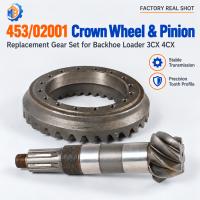 China JCB 3CX 4CX Backhoe Loader Crown Wheel & Pinion Gear Set | 8T/37T, Part 453/02001 for sale