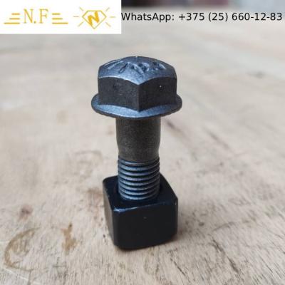 China High Strength Track Bolt 12x40 Excavator Bolts Stainless Steel Grade 4.8/6.8/8.8 19mm for sale