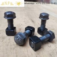 China Anti Loosening Excavator Track Bolt And Nut  Grade 12.9 K907 Excavator Spare Parts for sale