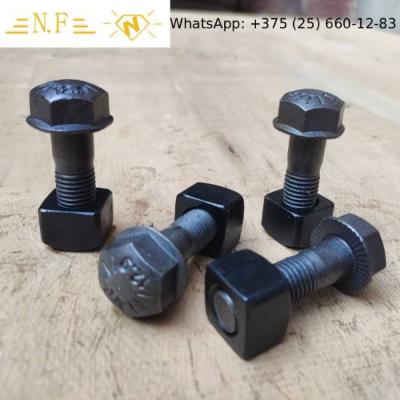 China Anti Loosening Excavator Track Bolt And Nut  Grade 12.9 K907 Excavator Spare Parts for sale