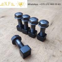 China 12.9 Grade Excavator Track Bolt And Nut New HRC 32-42 Hardness for sale