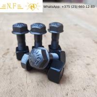 China 12.9 Grade 14x45 Track Shoe Bolts And Nuts Anti Looseness for sale