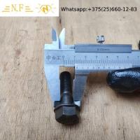 China Anti Loose Excavator Track Bolts Chain Bolt And Nut 12.9 Grade 14x55mm 3T8580 7H3598   for sale