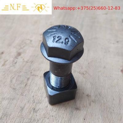 China 16x48 Excavator Track Pad Bolts And Nuts Tractor Wheel Assembly Stainless Steel 22mm for sale