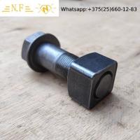 China 12.9 Grade Anti Loose Excavator Track Bolts Nuts For Bulldozer  1/2