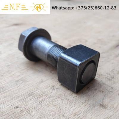 China 12.9 Grade Anti Loose Excavator Track Bolts Nuts For Bulldozer  1/2