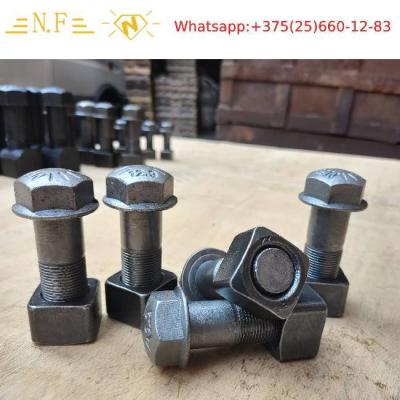 China 16*53 24mm Bulldozer Track Bolts Nuts Excavator Bolt 7K2017 Nut 234944 for sale