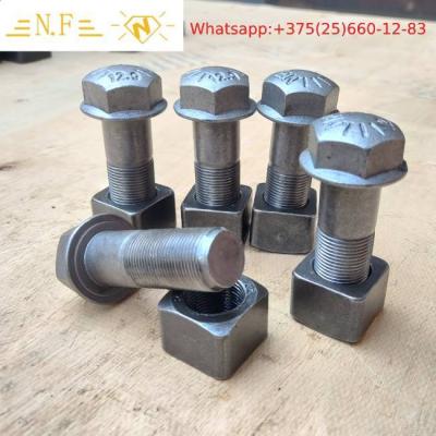 China M22*65 Track Shoe Bolts And Nuts For Excavator Cat336 Sk330 Js360LC Cat330 Sk350 Cr5978 6y9024 8e6103 143-4891 for sale