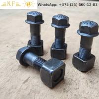 China Track Bolts Nuts and Bolts Manufacturing All Kinds Excavator or Bulldozer Track Bolts Nuts for sale