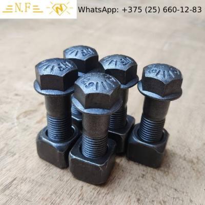 China Tuercas Tornillos Track Bolts and Nuts China Excavator Tractor Wheel Bolt Nut for sale