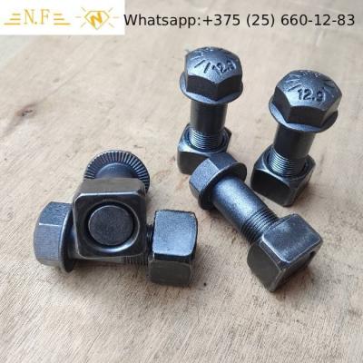 China Segment Sprocket Bolt And Nut 09203-21860 01803-01824 M18*60 For SD13 Sm27095 For Excavator D355 D375 for sale