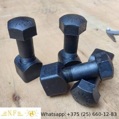 China Grade 8.8 Black Hex Stainless Steel Bolts and Nuts No. 303-9441 Hex Bolt for Excavator for sale