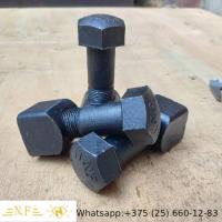 China Carbon Steel Hexagon Head Track Bolts And Nuts Track Shoe Bolts High Tensile 12.9 Grade for sale