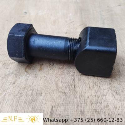 China Flat Head Bucket Tooth Bolt And Nut Excavator Tooth Lock Pin Bolt Nut 8e6259 / 3G9609 / 8j5309 for sale