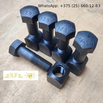 China JCB Parts Plough Bolt & NUT FOR Teeth 16 PCS Part NO. 826/00303 & 1340/0701F Excavators for sale