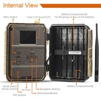 China 4.0CG Mobile Trail Camera 4G 12MP 1080P With Gps 57pcs Solar Powered for sale