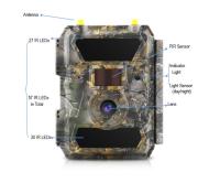 China 4.0CG Mobile Trail Camera   GPS APP MMS SMTP 12MP 1080P for sale