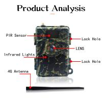 China 2.4 Inches Screen Mobile Trail Camera CMOS Cellular 24MP 4g Lte Trail Camera for sale