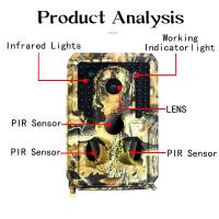 China PR400 Hunter Trail Camera PIR 1080p Waterproof  30FPS for sale