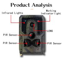 China PR400C  Hunter Trail Camera 34pcs IR Hunter Trail Camera CMOS 12MP 1080P 30FPS Pir Night Vision Camera for sale