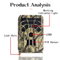 China PR300A Hunter Trail Camera  IP54 Waterproof 46pcs IR Lights  720P for sale