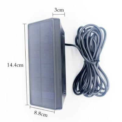 China IP54 Compass 1.6W 9v Hunting Camera Solar Panel With Battery for sale