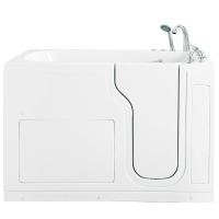 China Digital Control Type White Walking Tub Walk In Tub With Shower Rectangular for sale