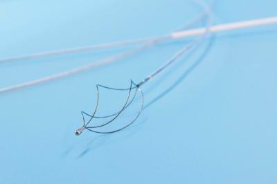 China Silver Round Nitinol Stone Retrieval Basket Endoscopy Smooth Edges for sale