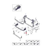 China Vehicle body fixed bracket base 9Y0807711B left 9Y0807711C left 9Y0807712Bright   9Y0807712C right 99634351505 99634351504 99634 for sale