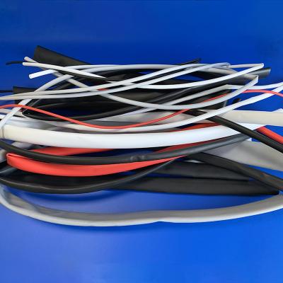 China Soft Flexible Silicone Heat Shrink Tubing 2:1 Ratio -60°C to 200°C Temperature Range Waterproof Flame Resistant for sale