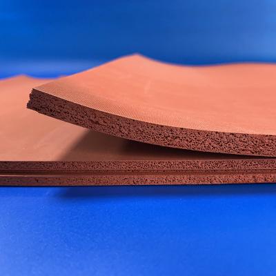 China Closed Cell Silicone Foam Sheet -60℃ to 200℃ Temperature Range with 0.386 g/cm³ Density for sale