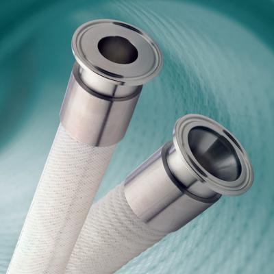 China Polyester Braided Silicone Wire Reinforced Flexible Hose Low Temperature Resistance for sale